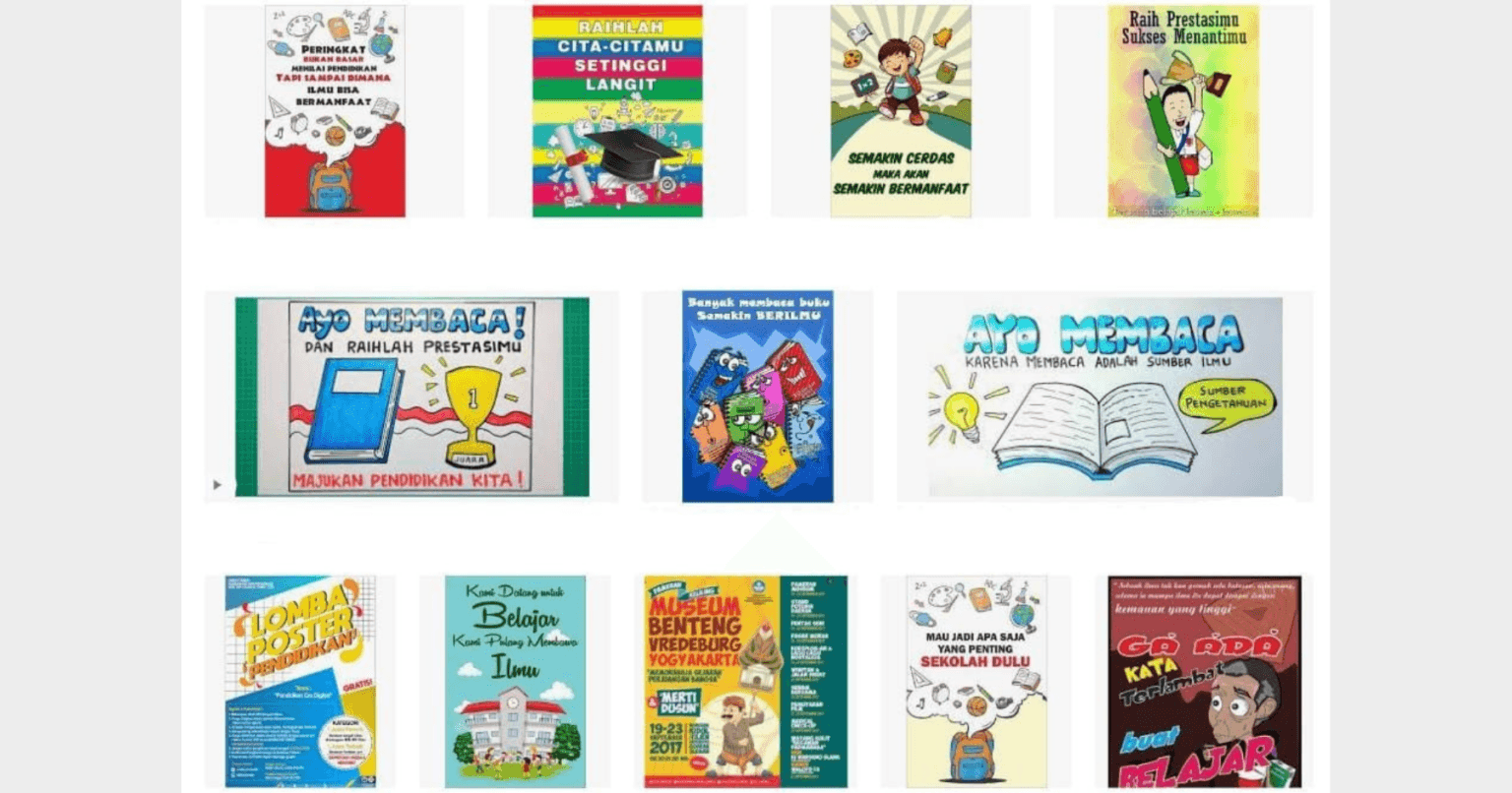 Berbagai Contoh Poster Kegiatan yang Simpel dan Cara Membuatnya ...