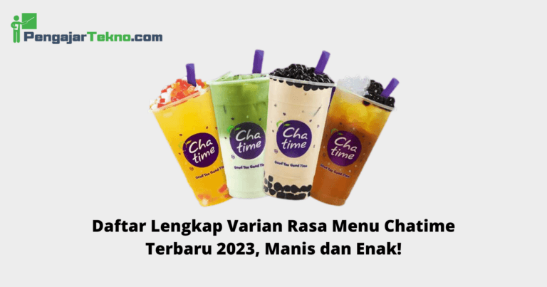 Daftar Lengkap Varian Rasa Menu Chatime Terbaru 2023, Manis dan Enak ...